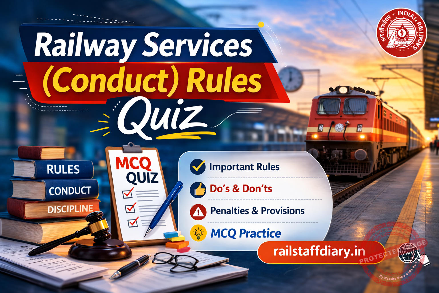 Departmental Exam Prep: Railway Services (Conduct) Rules Quiz - Rail ...